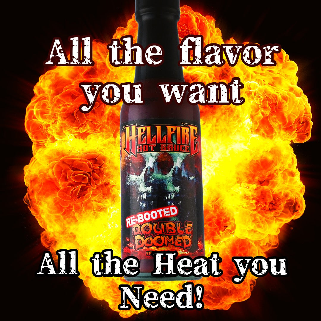 NEW! Double Doomed Rebooted! Hot Sauce Extreme Heat! Hellfire's Hottest ...