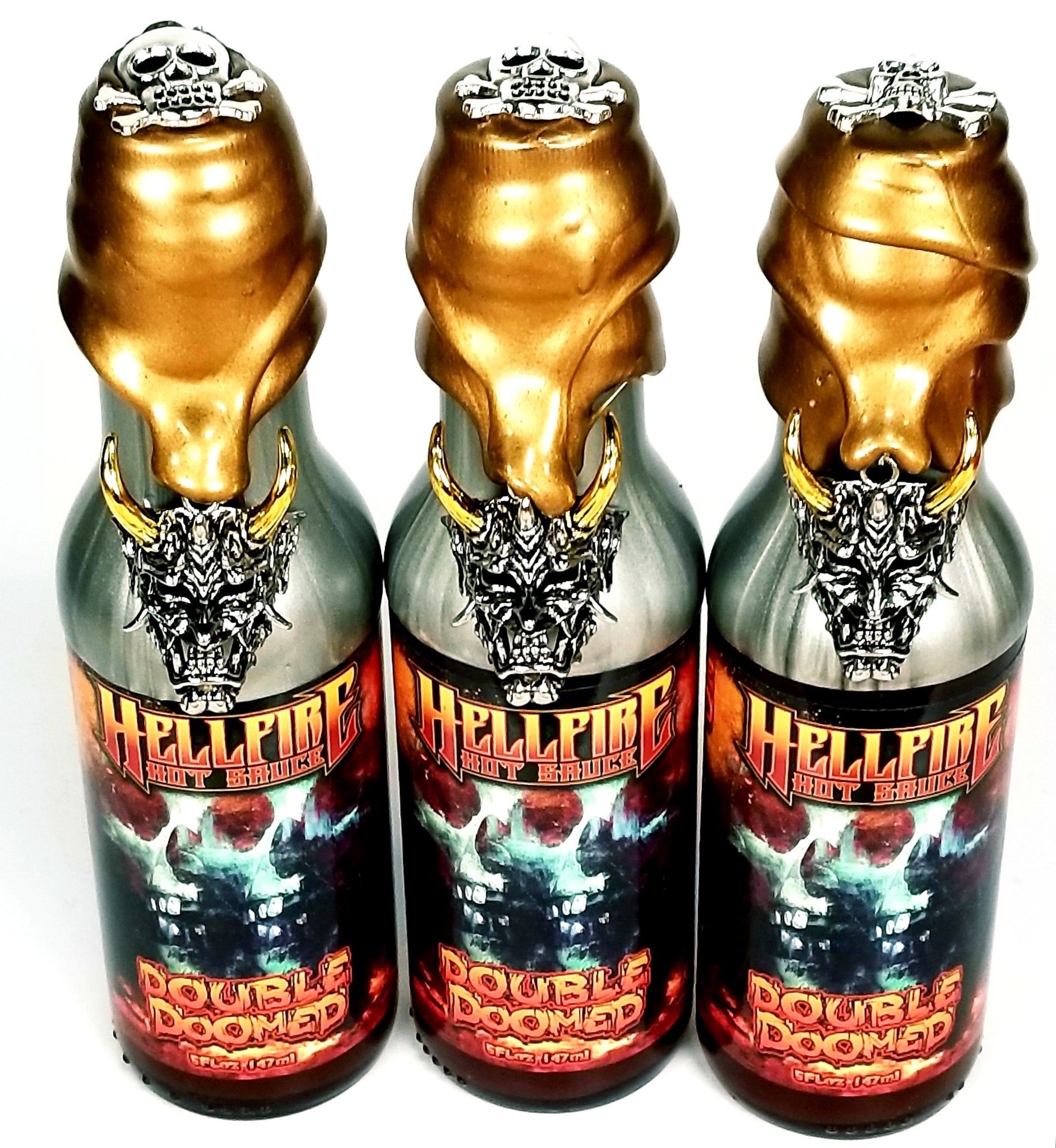 Double Doomed - Special Resin Dipped Bottle (Limited Edition) – Hellfire Hot Sauce