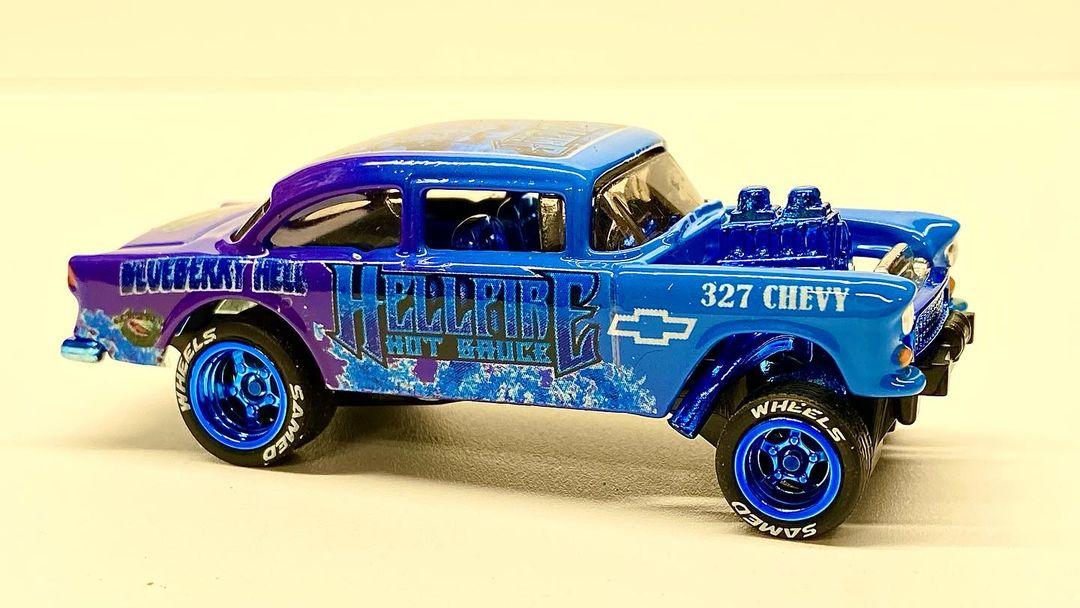 Very Limited Edition Custom Made Hellfire "Blueberry Hell" Diecast Car ...