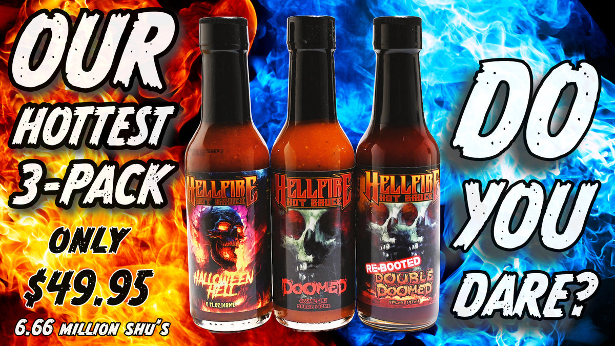 Maximum Heat! Hellfire's Hottest 3-Pack of Hot Sauces – Hellfire Hot Sauce
