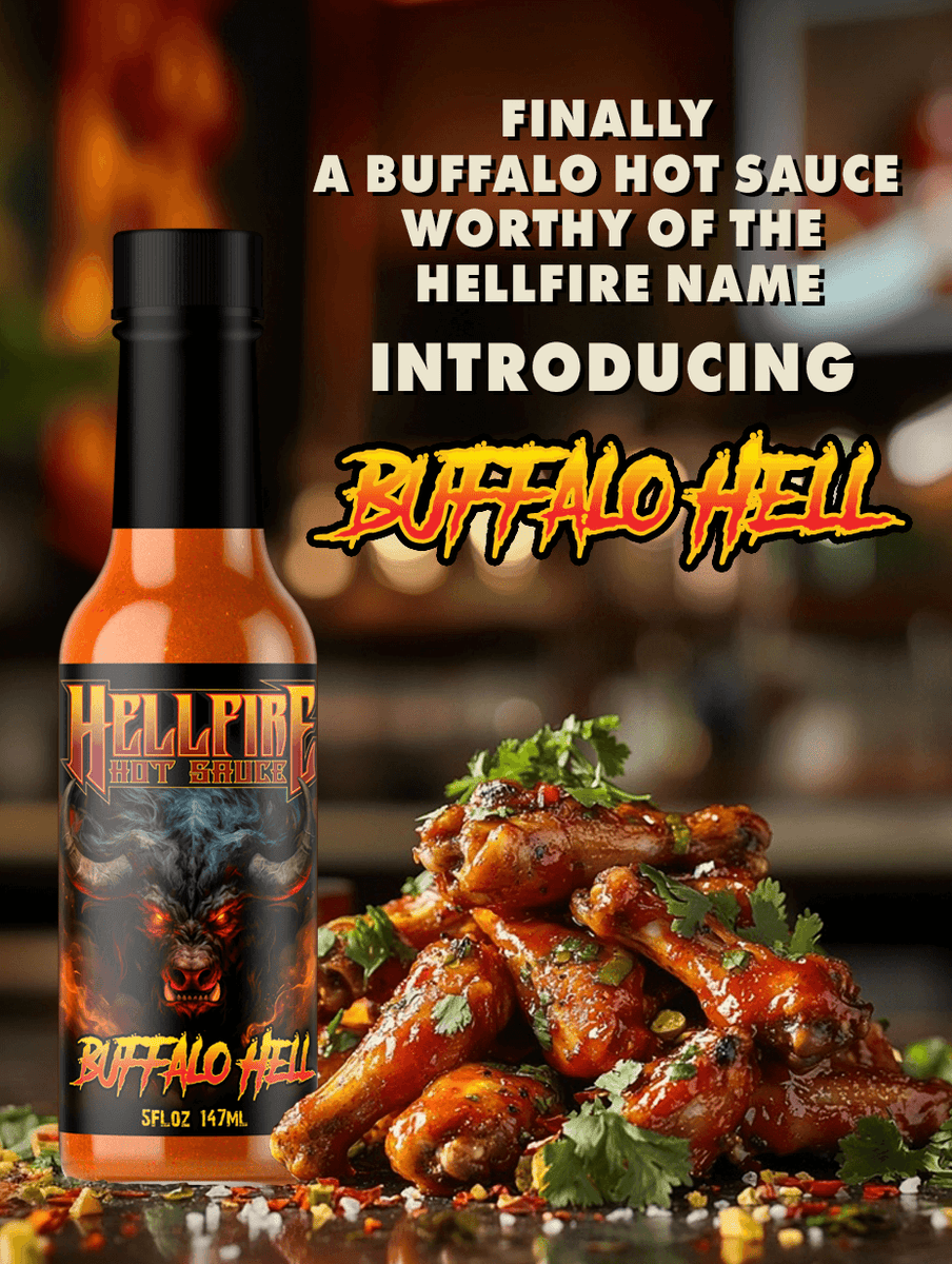 Hellfire Buffalo Hell Hot Sauce New! – Hellfire Hot Sauce
