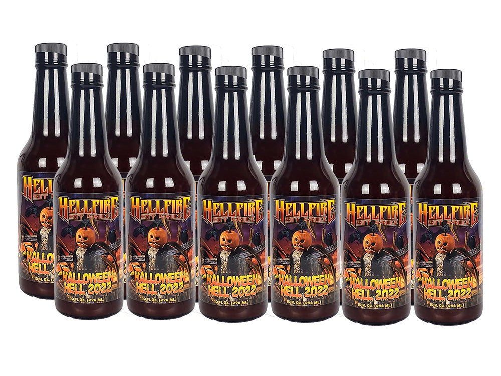 2022 Halloween Hell bottle – Hellfire Hot Sauce