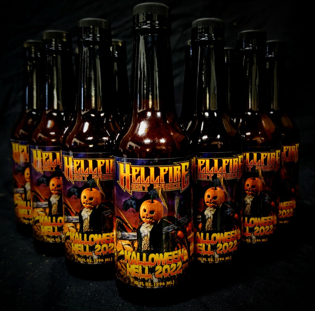 2022 Halloween Hell bottle – Hellfire Hot Sauce