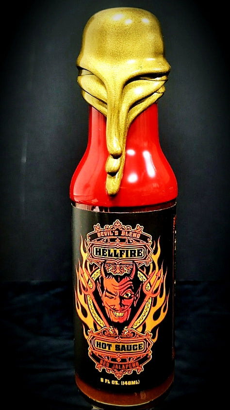 Red Jalapeño - Resin-Sealed Bottle (Limited Edition) – Hellfire Hot Sauce