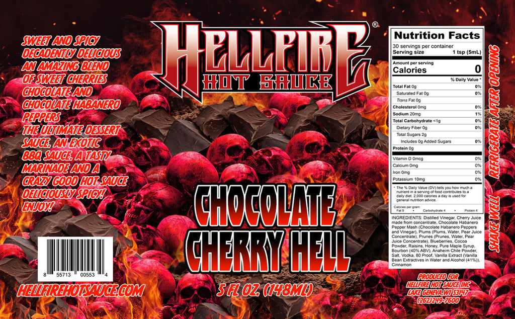 Chocolate Cherry Hell - Gourmet Dessert Hot Sauce – Hellfire Hot Sauce