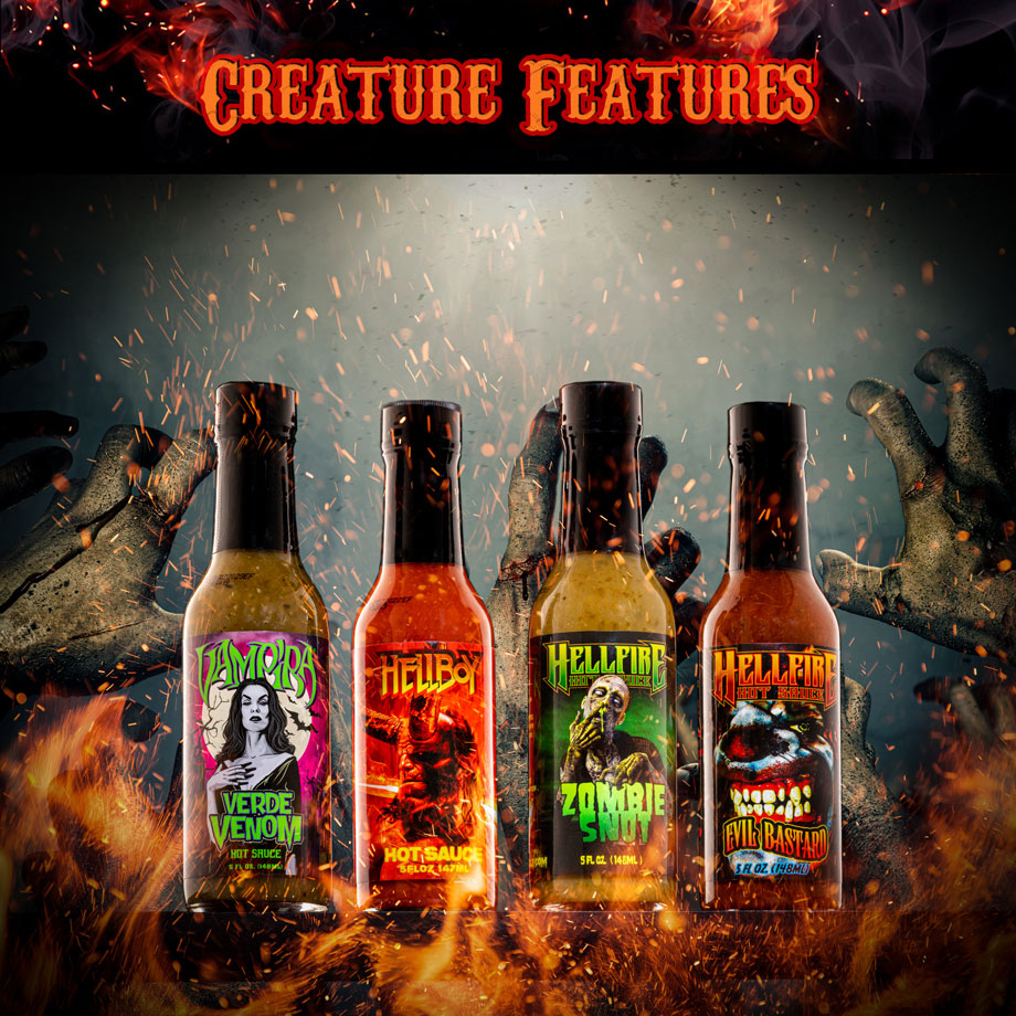 Creature Features “Hot Sauce” Gift Pack – Hellfire Hot Sauce