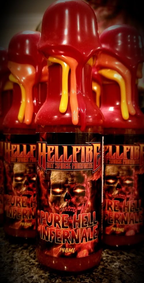 Pure Hell - Resin Dipped Bottle (Limited Edition) – Hellfire Hot Sauce