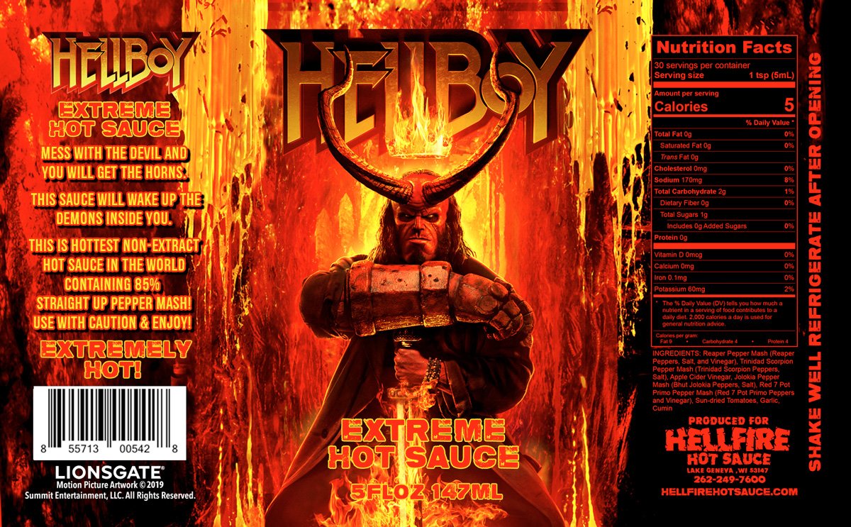 Extreme - Hellboy Hot Sauce – Hellfire Hot Sauce