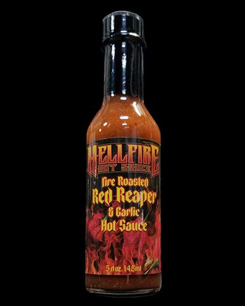 Fire Roasted Red Reaper & Garlic Hot Sauce – Hellfire Hot Sauce