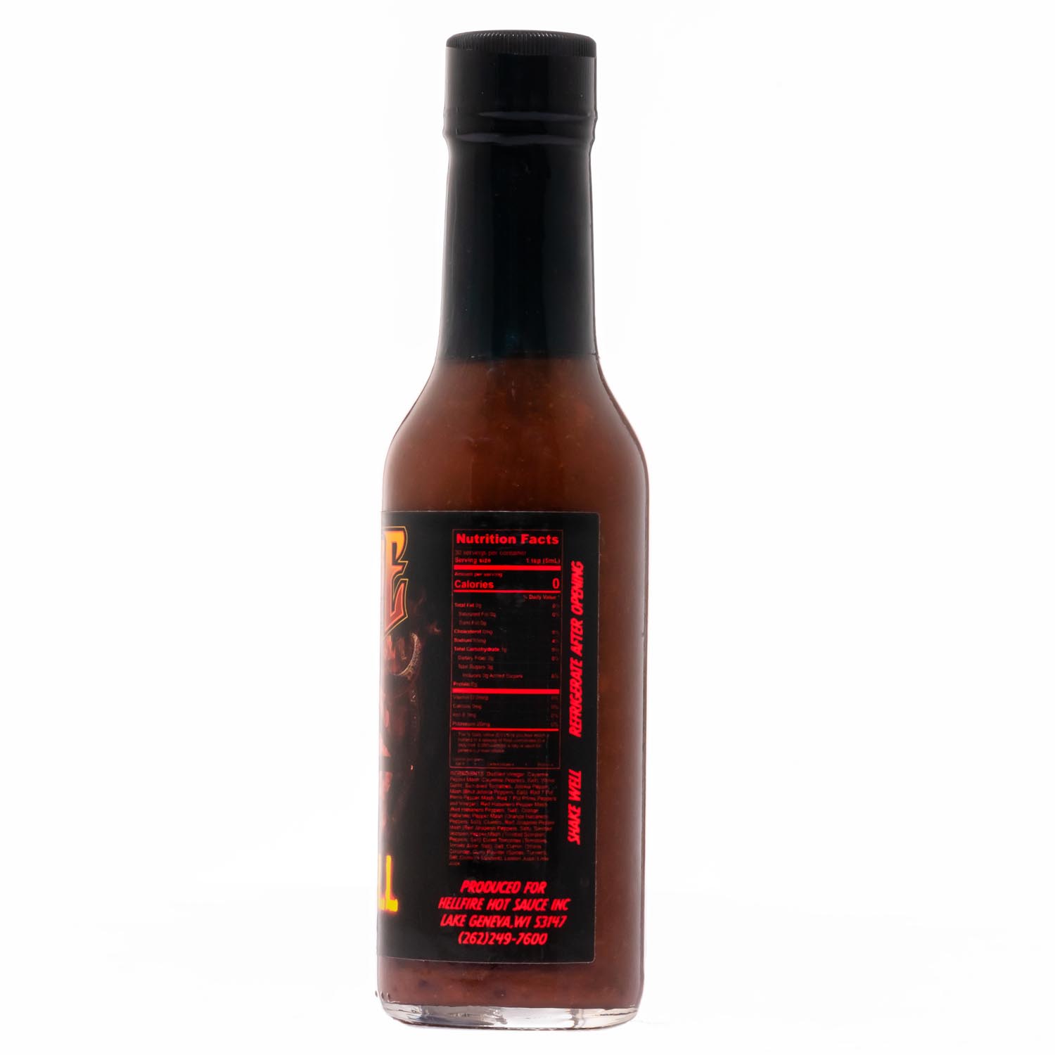 PURE HELL - Award Winning Red Pepper Hot Sauce – Hellfire Hot Sauce