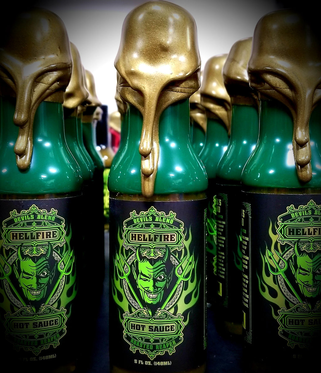 Devil's Blend - Fire-Roasted Carolina Reaper Resin Sealed Bottle
