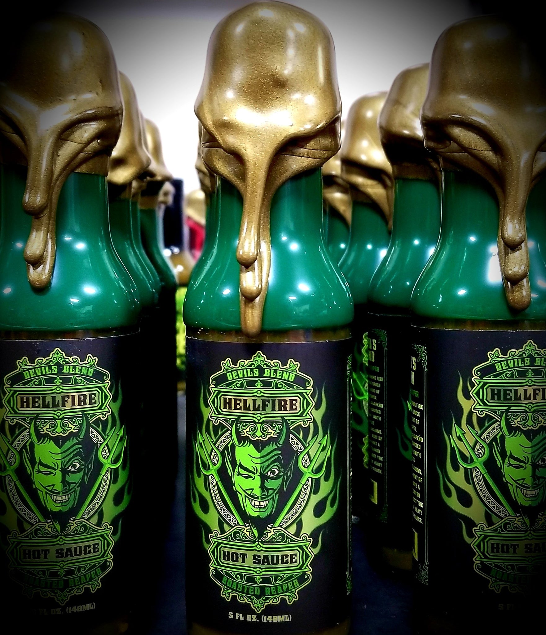 Devil's Blend - Fire-Roasted Carolina Reaper Resin Sealed Bottle ...