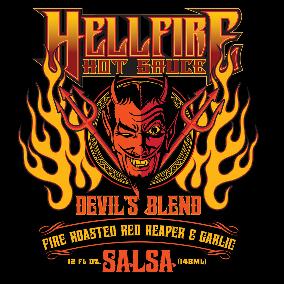 Devil's Blend - Fire Roasted Red Reaper & Garlic Salsa 12 oz