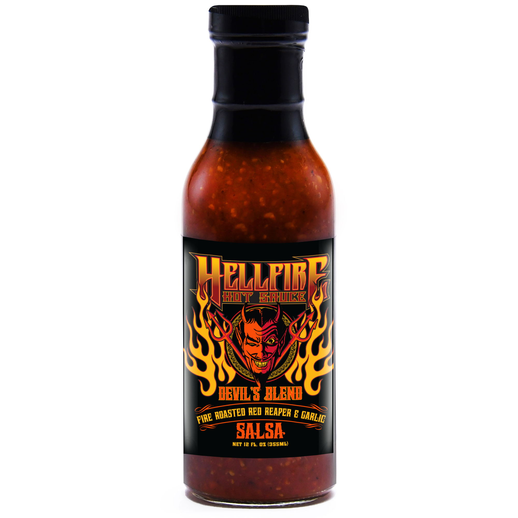 Devil's Blend - Fire Roasted Red Reaper & Garlic Salsa 12 oz