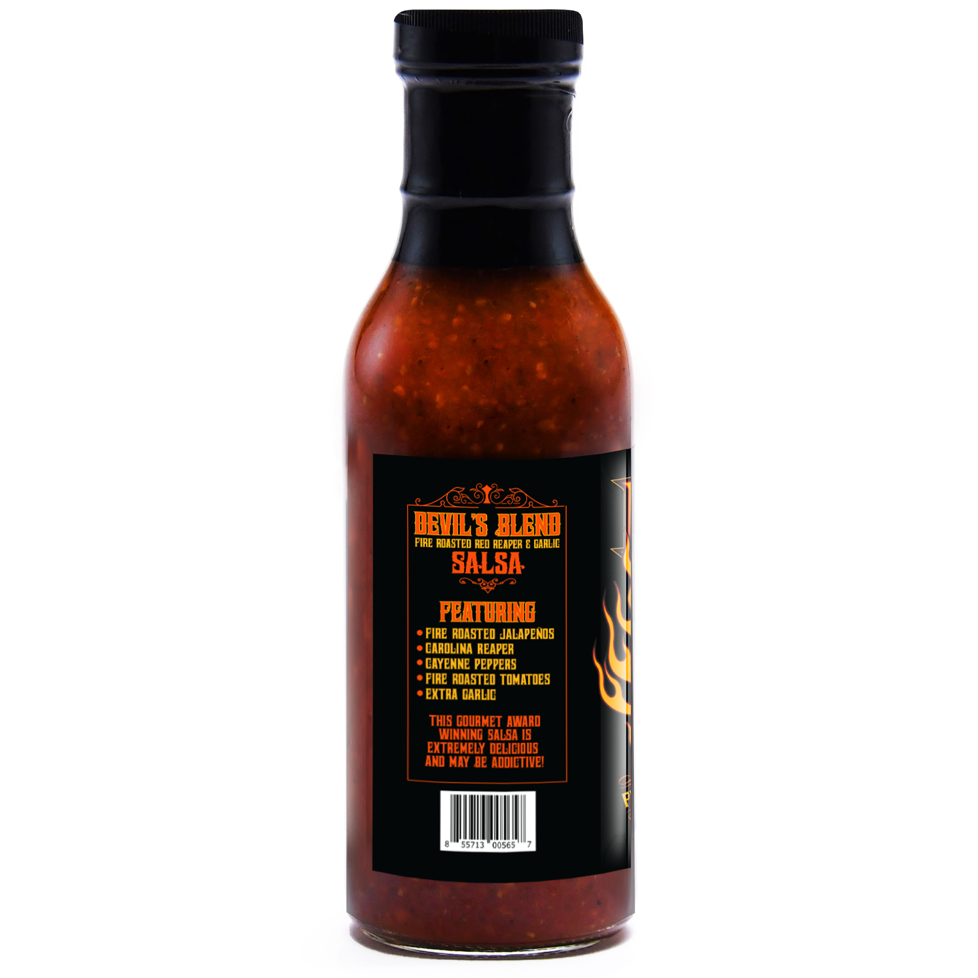 Devil's Blend - Fire Roasted Red Reaper & Garlic Salsa 12 oz