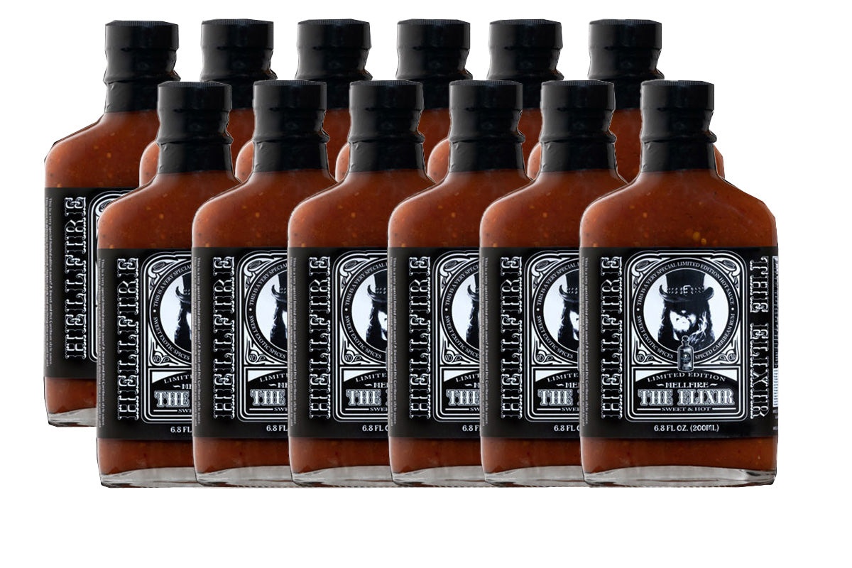 Elixir 12 Pack Case – Hellfire Hot Sauce