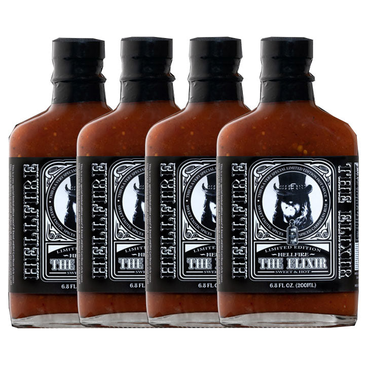 Elixir 4 Pack – Hellfire Hot Sauce