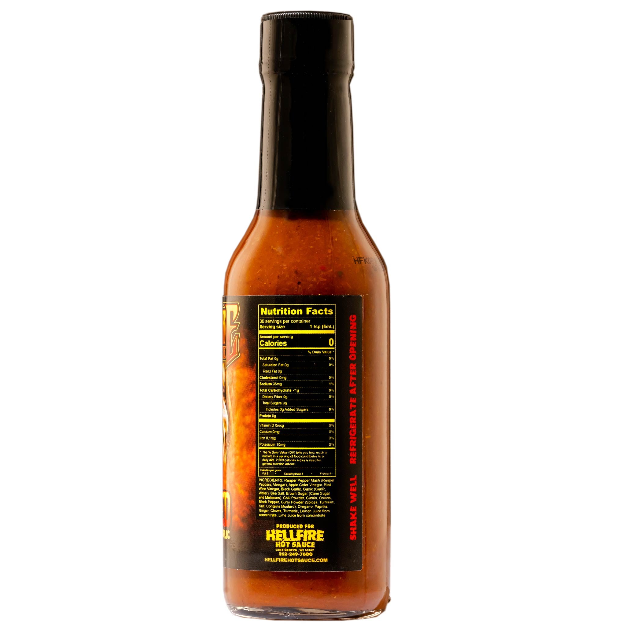 KRANKED - Multi-Award Winning Black Garlic & Reaper Hot Sauce – Hellfire Hot Sauce