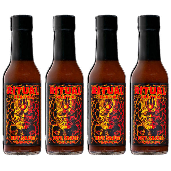 Ritual Habitual Hot Sauce - 4 Pack – Hellfire Hot Sauce