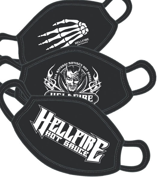 Buy 3 Masks and Get FREE Shipping – Hellfire Hot Sauce